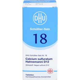 DHU-Arzneimittel Biochemie Dhu 18 Calcium sulfuratum D 12 Tabletten 200 St