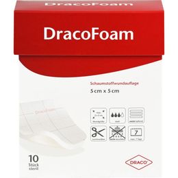 Dracofoam Schaumstoff Wundauflage 5x5 cm 10 St