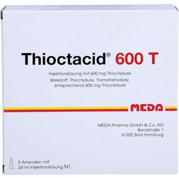 Thioctacid 600 T Injektionslösung 5X24 ml