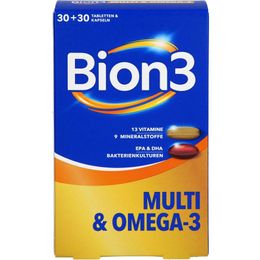 Wick BION3 Multi+Omega-3 Kombipackung 30 Tabl.+30 Kaps. 2X30 St