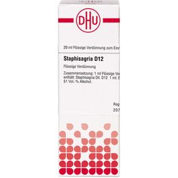 DHU-Arzneimittel Staphisagria D 12 Dilution 20 ml