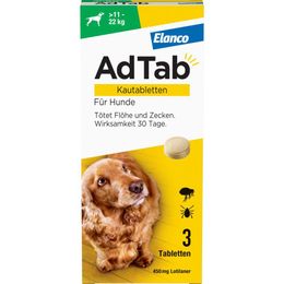 Adtab 450 mg Kautabletten f&uuml;r Hunde >11-22 kg 3 St