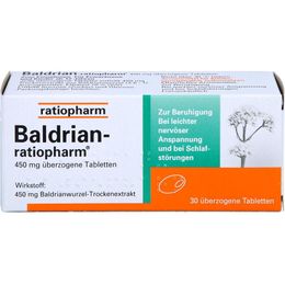 BALDRIAN-ratiopharm &uuml;berzogene Tabletten 30 St