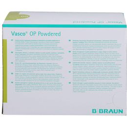B.Braun Vasco Op Powdered Handsch.Latex Gr.8,0 naturweiß 2X50 St
