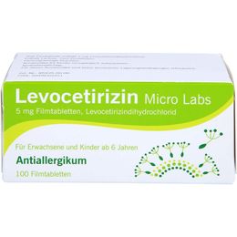 Levocetirizin Micro Labs 5 mg Filmtabletten 100 St