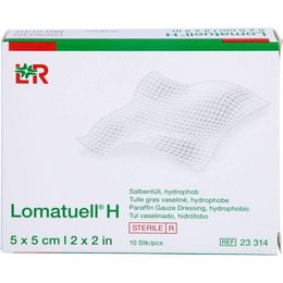 Lomatuell H Salbent&uuml;ll 5x5 cm steril 10 St