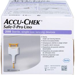 ACCU-CHEK Safe T Pro Uno Ii Lanzetten 200 St