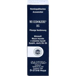 Mucedokehl D 5 Tropfen 10 ml