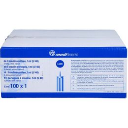 1001 Artikel Medical Insulinspritze 1 ml U40 100 St