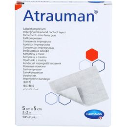 Atrauman 5x5 cm steril Kompressen 10 St