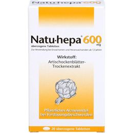 Natu Hepa 600 mg &uuml;berzogene Tabletten 20 St