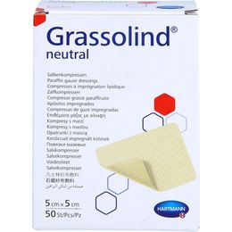 Paul Hartmann AG Grassolind Salbenkompressen 5x5 cm steril 50 St