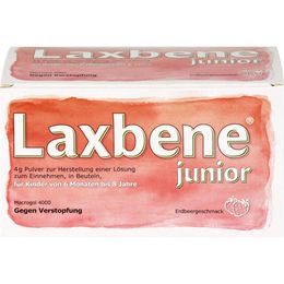 Laxbene junior 4 g Plv.z.H.e.Lsg.z.Einn.Kdr.6M-8J 50 St