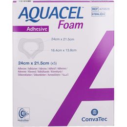 Aquacel Foam adh&auml;siv Sakral 21,5x24 cm Verband 5 St