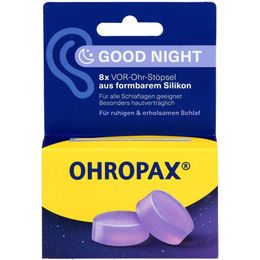 Ohropax Good Night Silikon Vor-Ohr Stöpsel 8 St