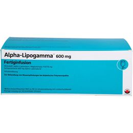 WÖRWAG PHARMA ALPHA-LIPOGAMMA 600 mg Fertiginfusion Dsfl. 10X50 ml