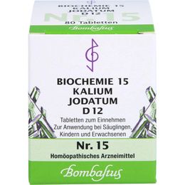 Bombastus Biochemie 15 Kalium jodatum D 12 Tabletten 80 St