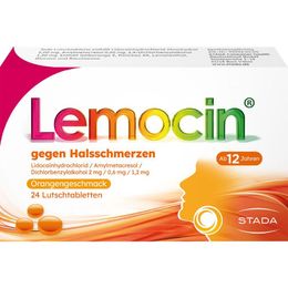 STADA Lemocin gegen Halsschmerzen Orangengeschmack Lut. 24 St