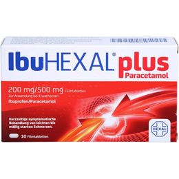 HEXAL® Ibuhexal plus Paracetamol 200 mg/500 mg Filmtabl. 10 St