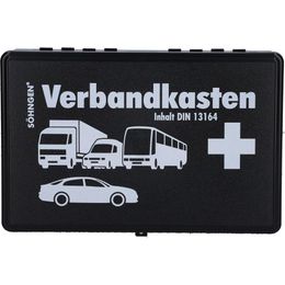 KFZ-VERBANDKASTEN Ku m.F&uuml;ll.Stand.DIN13164 schwarz 1 St