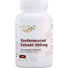 vitaworld Kardenwurzel 500 mg Kapseln 100 St