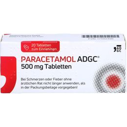 Paracetamol Adgc 500 mg Tabletten 20 St