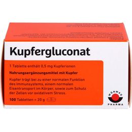 W&Ouml;RWAG PHARMA Kupfergluconat Tabletten 100 St