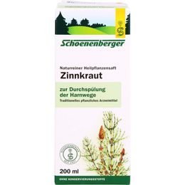 Salus Zinnkraut Saft Schoenenberger 200 ml