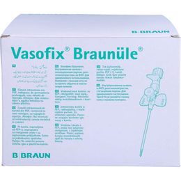 ACA M&uuml;ller Vasofix Braun&uuml;le 20 G 33 mm rosa 50 St
