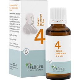 Pfl&uuml;ger&reg; Biochemie Pfl&uuml;ger 4 Kalium chloratum D 6 Tropfen 30 ml