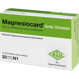 Verla-Pharm Arzneimittel GmbH & Co. KG Magnesiocard forte 10 mmol Plv.z.Her.e.Lsg.z.Einn. 20 St