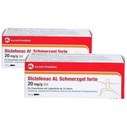 ALIUD Diclofenac Al Schmerzgel forte 20 mg/g Doppelpackung 2 St
