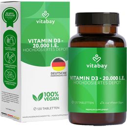 Vitamin D3 Depot 20.000 I.E. Cholecalciferol Tabl. 120 St
