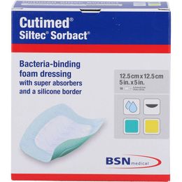 B2B Medical Cutimed Siltec Sorbact PU-Verb.12,5x12,5 cm 10 St