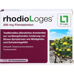 Dr. Loges + Co. GmbH Rhodiologes 200 mg Filmtabletten 20 St