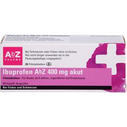 Ibuprofen AbZ 400 mg akut Filmtabletten 20 St