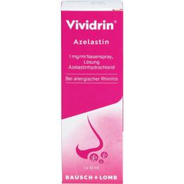 Vividrin Azelastin 1 mg/ml Nasenspray L&ouml;sung 10 ml