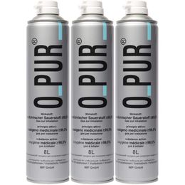 O Pur Sauerstoff Dose f.Maske Spray 3X8 l