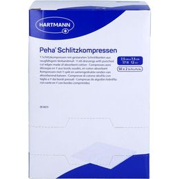 Peha Schlitzkompressen 7,5x7,5 cm steril 50X2 St