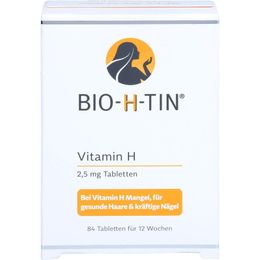 BIO-H-TIN Vitamin H 2,5 mg f&uuml;r 12 Wochen Tabletten 84 St