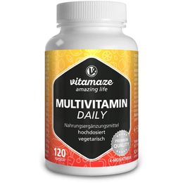 Vitamaze GmbH Multivitamin Daily ohne Jod vegetarisch Kapseln 120 St