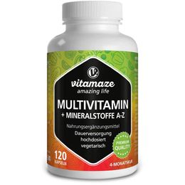 Vitamaze GmbH Multivitamin Kapseln hochdosiert 120 St