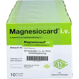 Verla-Pharm Arzneimittel GmbH & Co. KG Magnesiocard i.v. Injektionsl&ouml;sung 50X10 ml