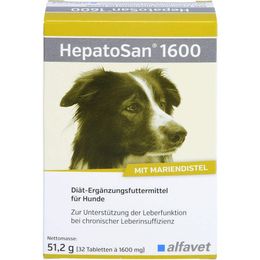 Hepatosan 1600 Di&auml;t-Erg.Futterm.Tab.f.Hunde 32 St