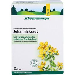 Salus Johanniskraut Saft Schoenenberger Heilpfl.S&auml;fte 3X200 ml