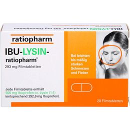IBU-LYSIN-ratiopharm 293 mg Filmtabletten 20 St