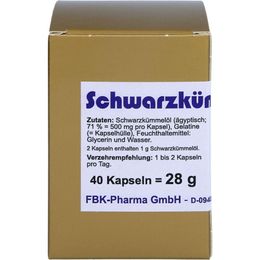 Schwarzk&uuml;mmel&ouml;l Kapseln 40 St