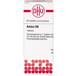 DHU-Arzneimittel Ambra D 6 Tabletten 80 St