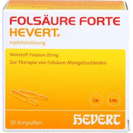 Fols&auml;ure Hevert forte Ampullen 10X2 ml