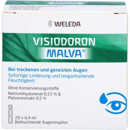 Weleda Visiodoron Malva Augentropfen in Einzeldosispipet. 20X0.4 ml